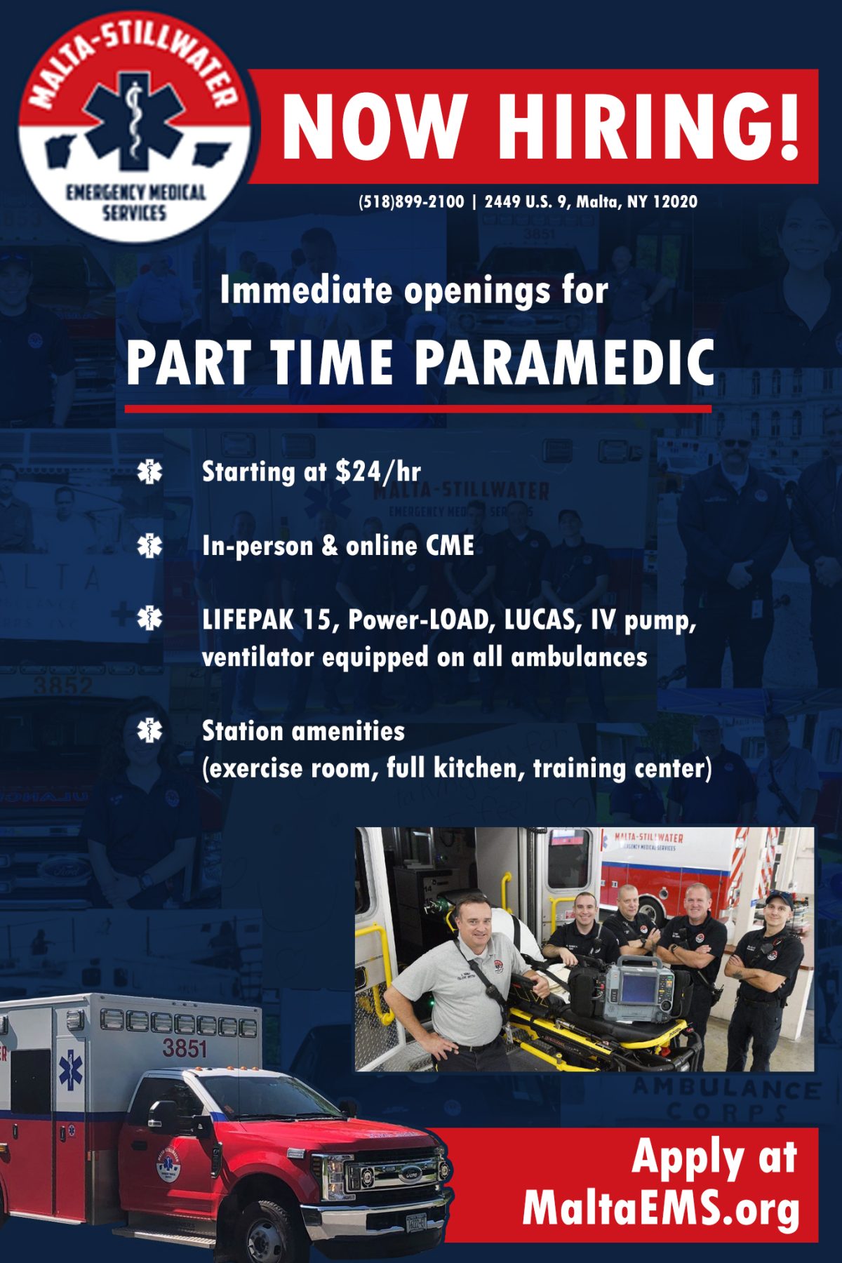 Emergency Medical Services Malta & Stillwater, NY | Malta-Stillwater EMS